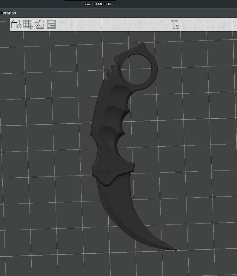 3D Printed Karambit Knife STL File – Gamer Cosplay Prop (digital ...