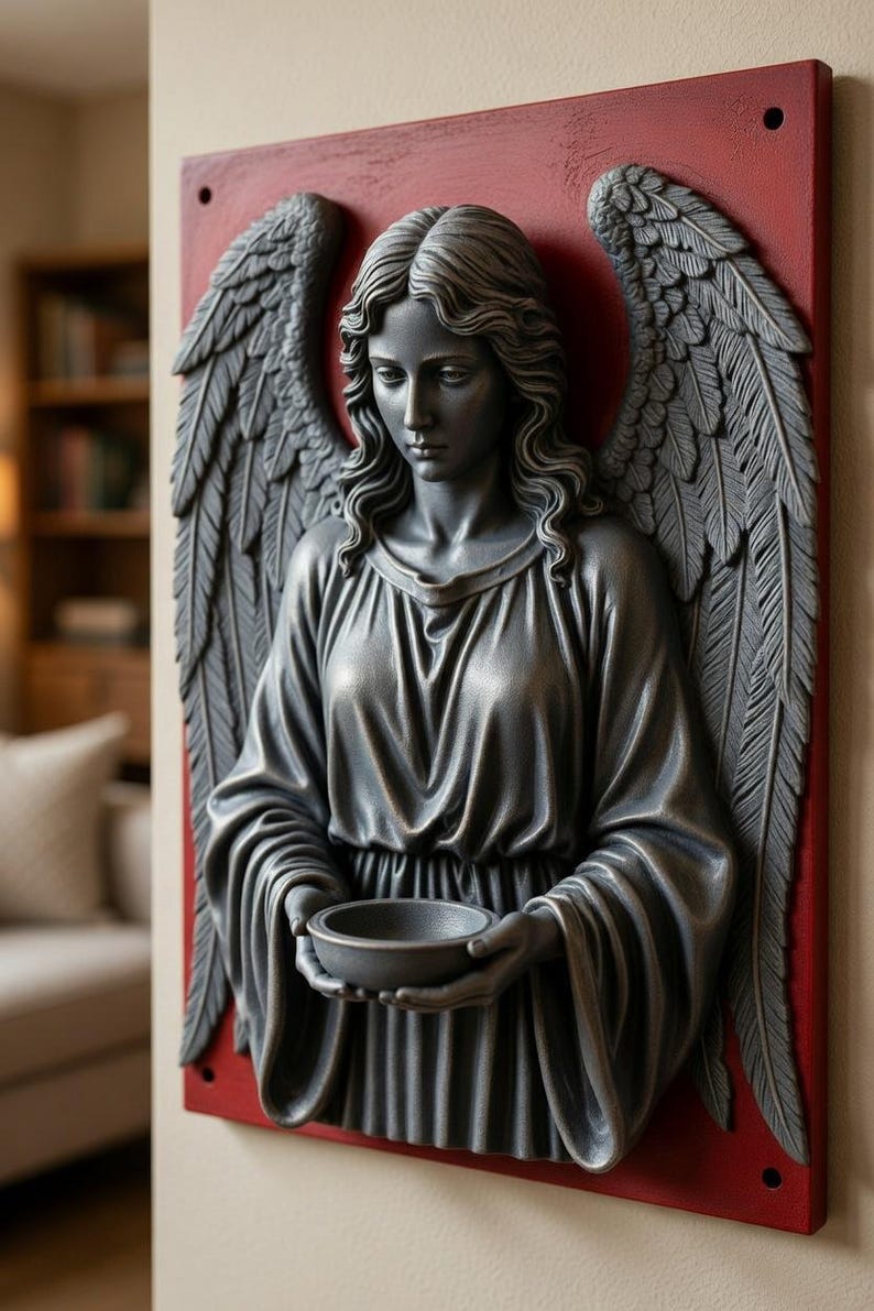 Guardian Angel Candle Holder STL, Tealight Holder STL File, Christian ...