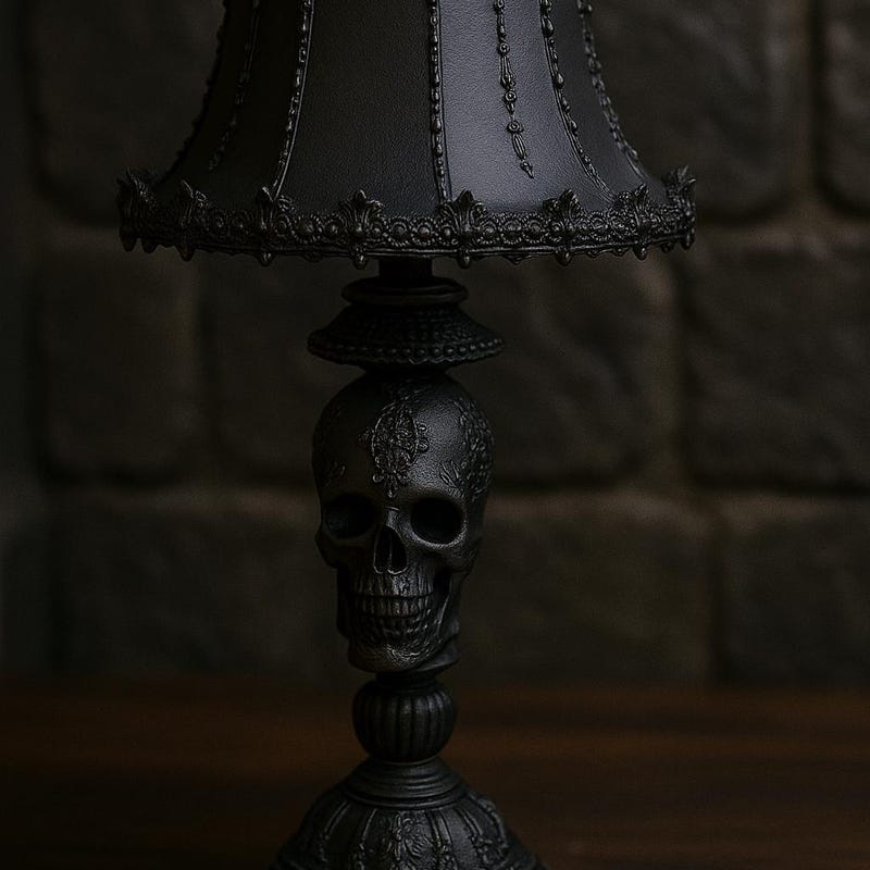 Skull Lamp - Etsy
