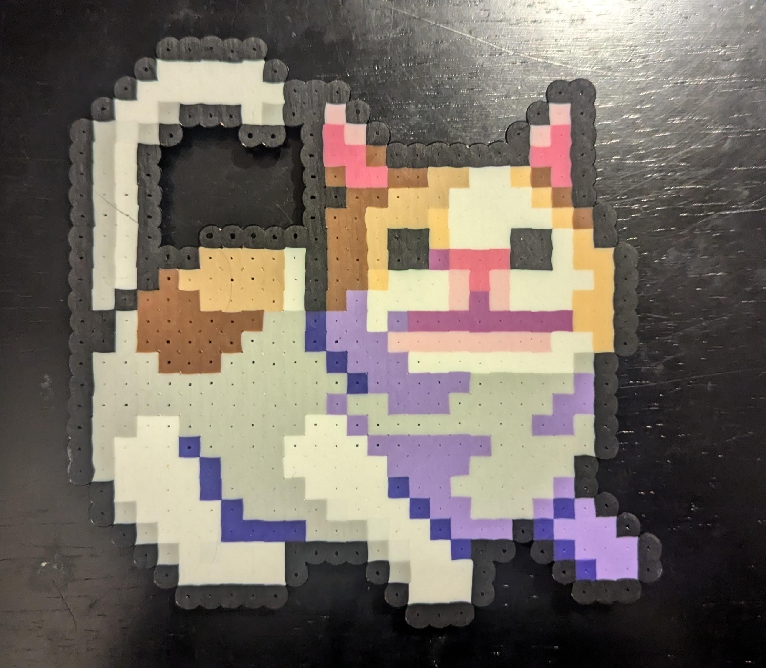 Funny Meme Cat Perler Beads - Etsy