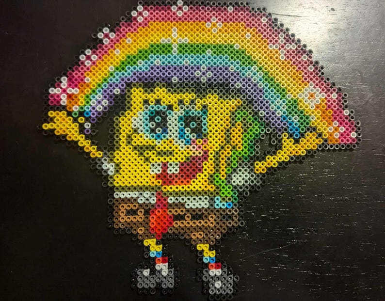 Spongebob Squarepants Perler Bead - Etsy