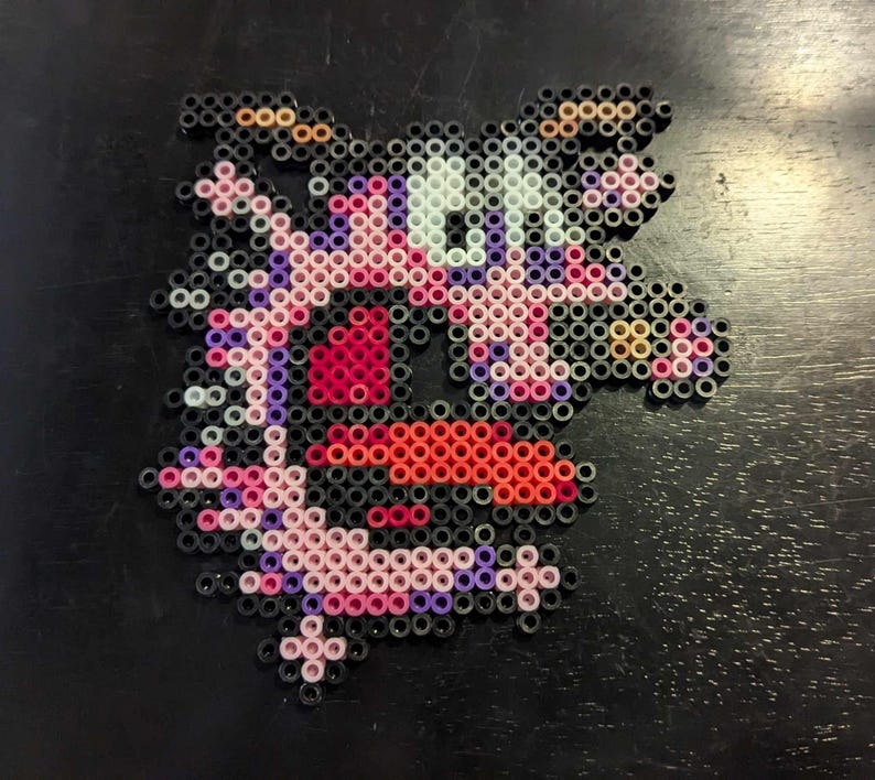 Courage the Cowardly Dog Perler Bead - Etsy