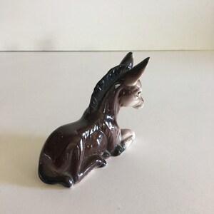 1960s Vintage Ceramic Donkey Figurine Charming Gift for Animal Lovers ...