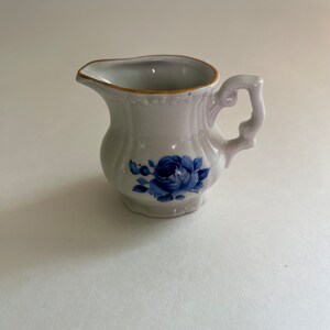 Vintage Blue and White Floral Tea Set With Gold Trim - Kahla - GDR Made - Etsy