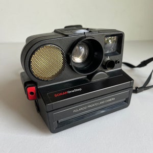 Vintage Polaroid Sonar Onestep Camera - Pronto Land Camera, Black With ...