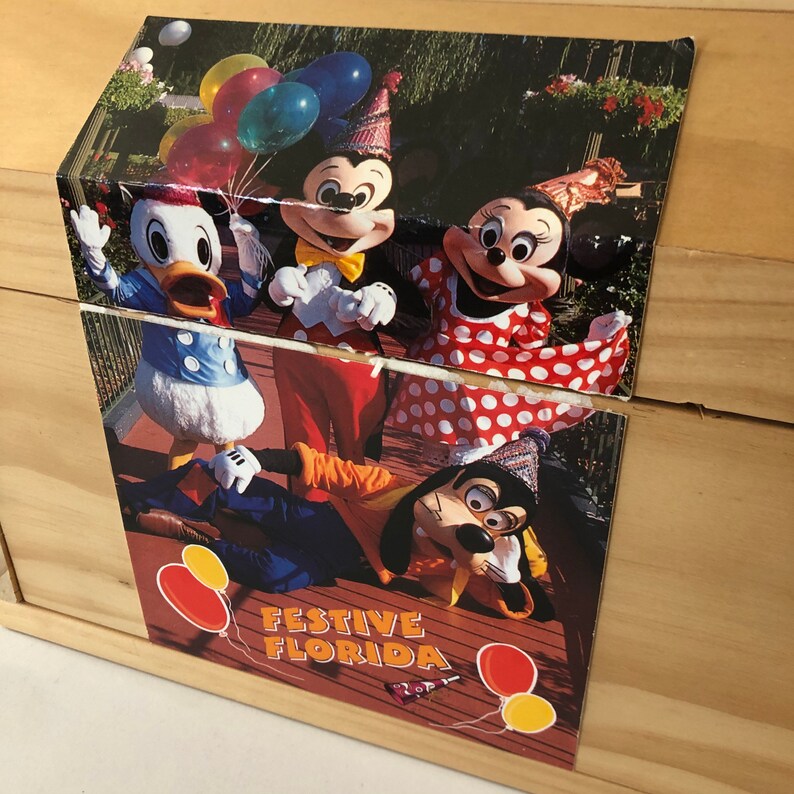 Vintage Disney Mickey Mouse Wooden Jewelry Box - 1980s Collectible ...