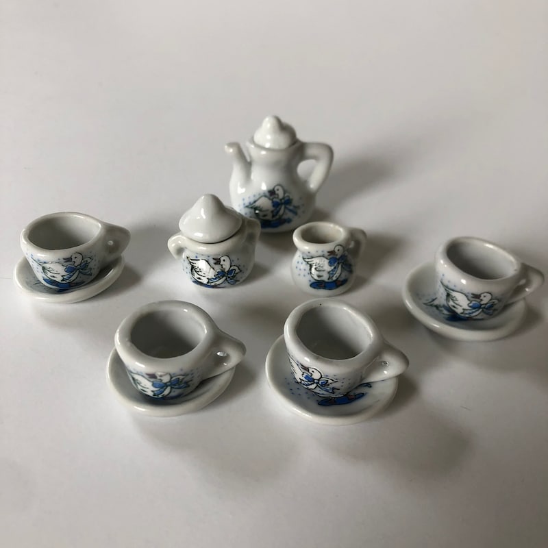 Miniature Tea Set - Etsy