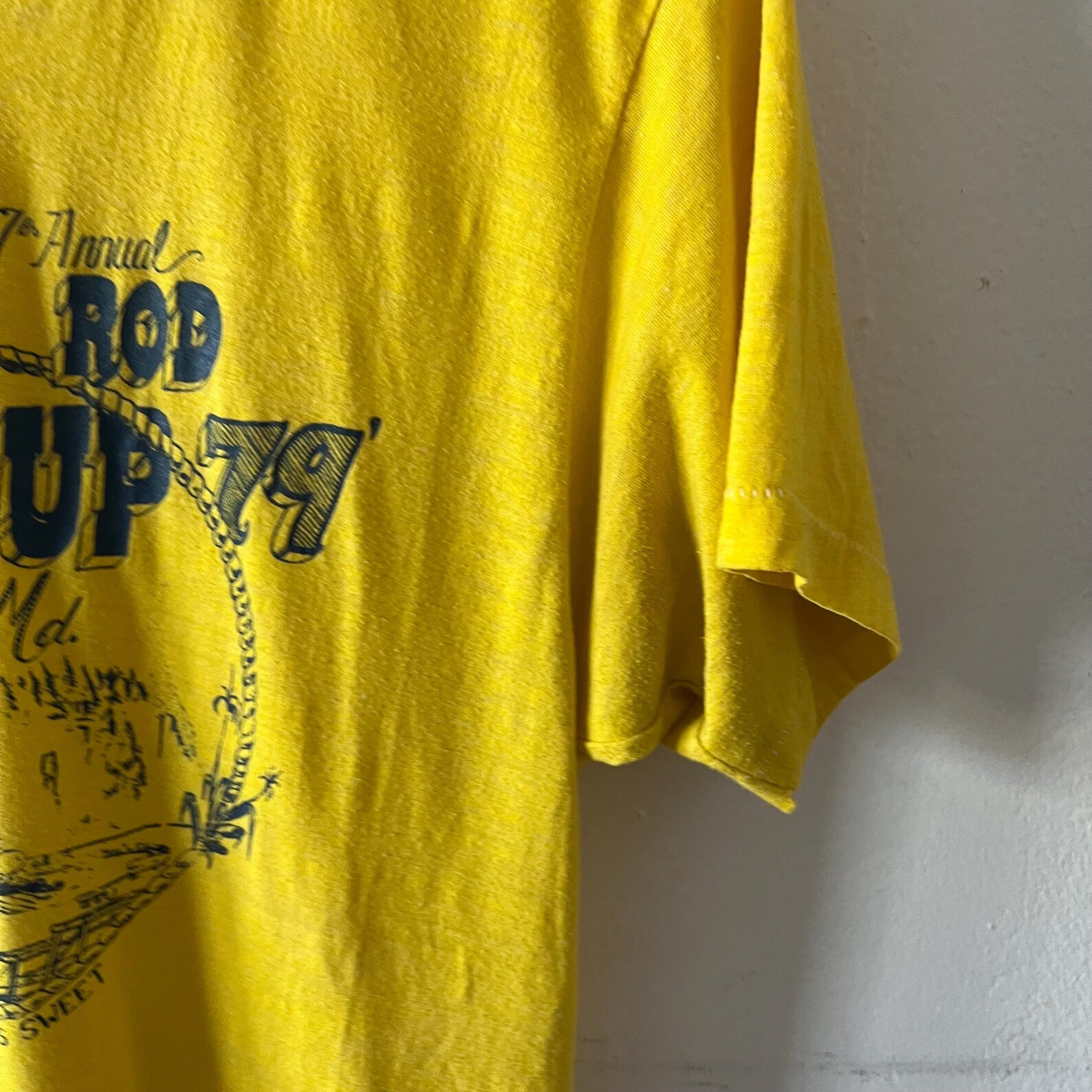 Vintage 1979 Street Rod Round-up T-shirt, Western Maryland 7th Annual ...