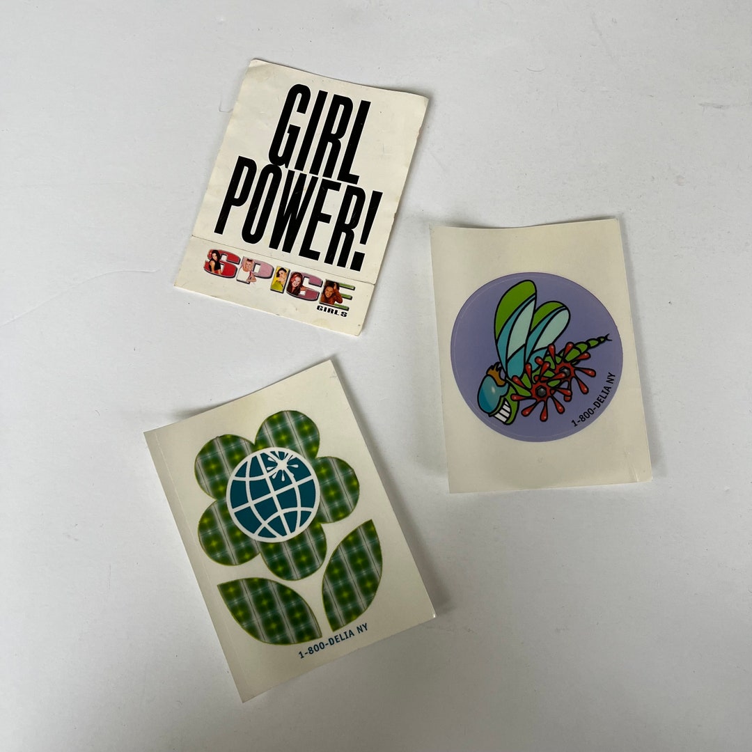 Y2K Spice Girls and Delia's Sticker Set of 3 - Girl Power - Etsy