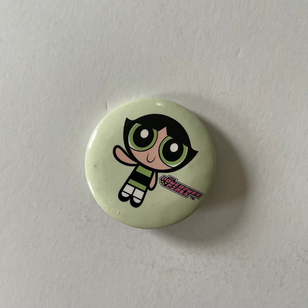 Vintage Powerpuff Girls Buttercup Pin - Y2K 90s Cartoon Collectible - Etsy