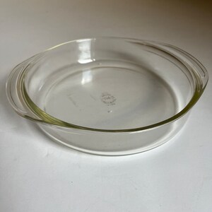 Vintage Clear Glass Pyrex Baking Dish 221/B-28 8.5 Diameter With ...