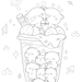 Cute Mini Figures Coloring Pages - Etsy