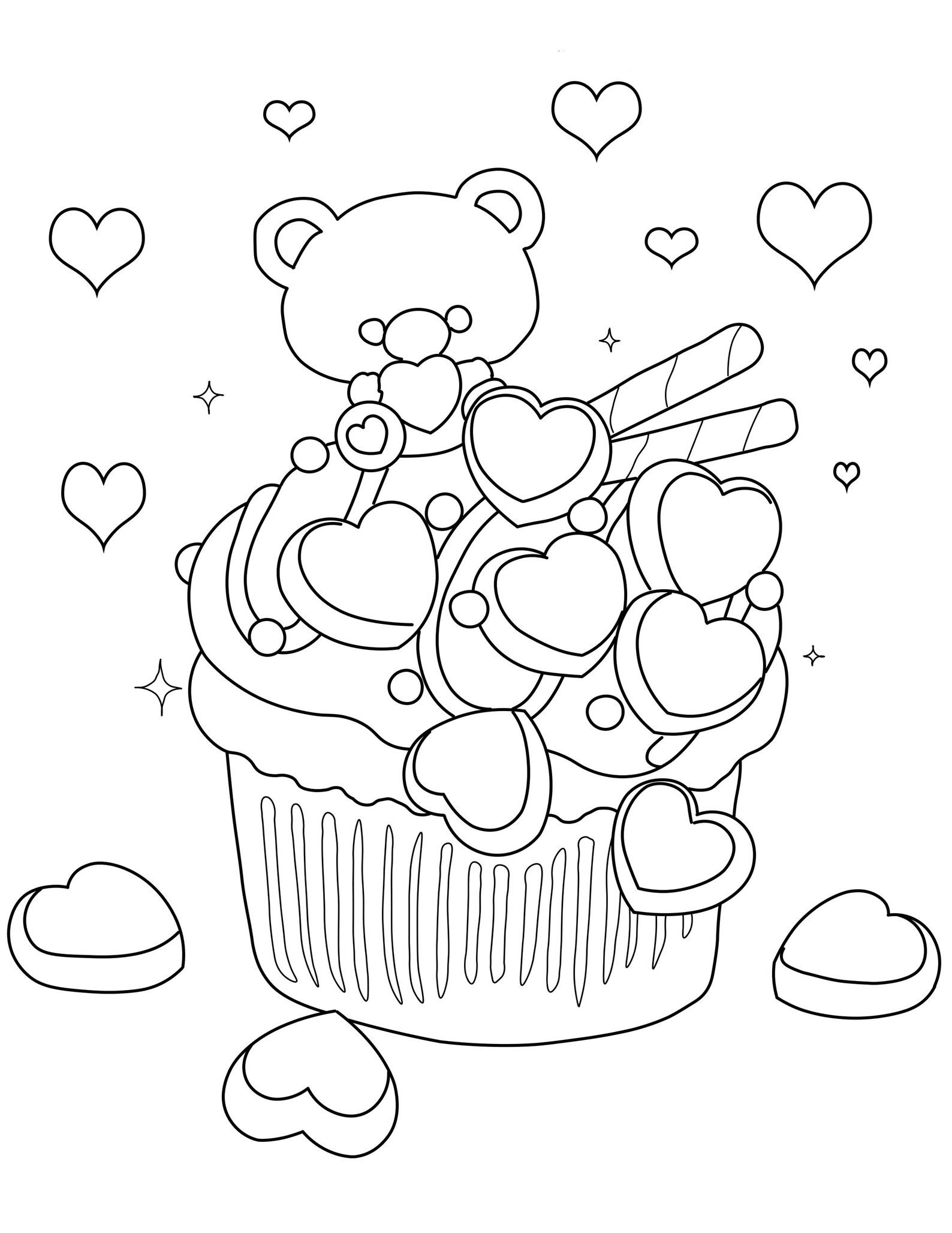 Cute Mini Figures Coloring Pages - Etsy