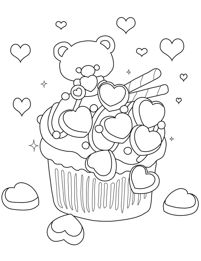 Cute Mini Figures Coloring Pages - Etsy