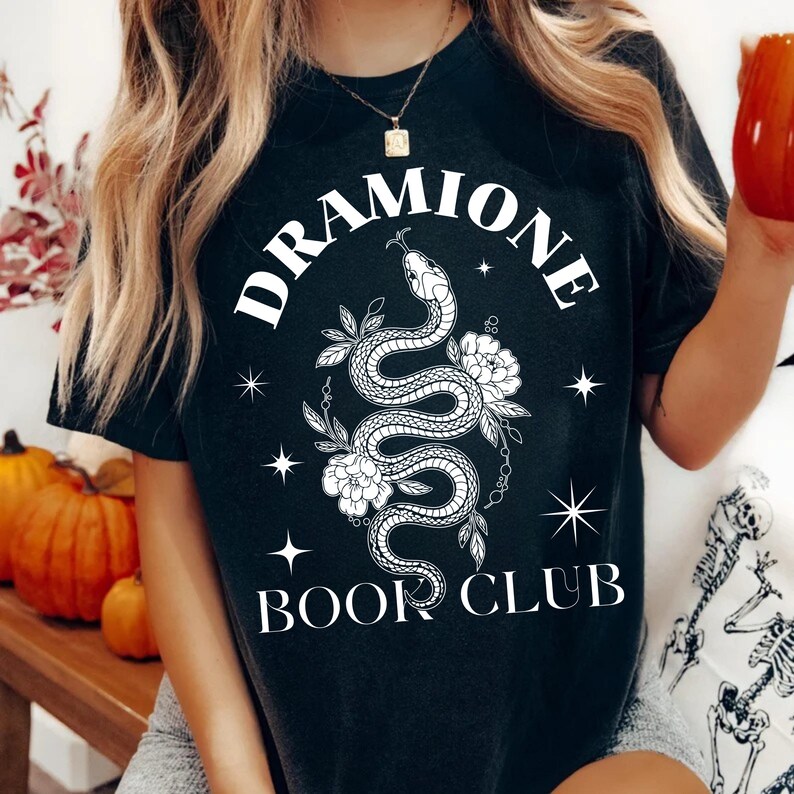 Dramione Fanclub PNG SVG, Romantasy Book Lover Clipart, Enemies to ...
