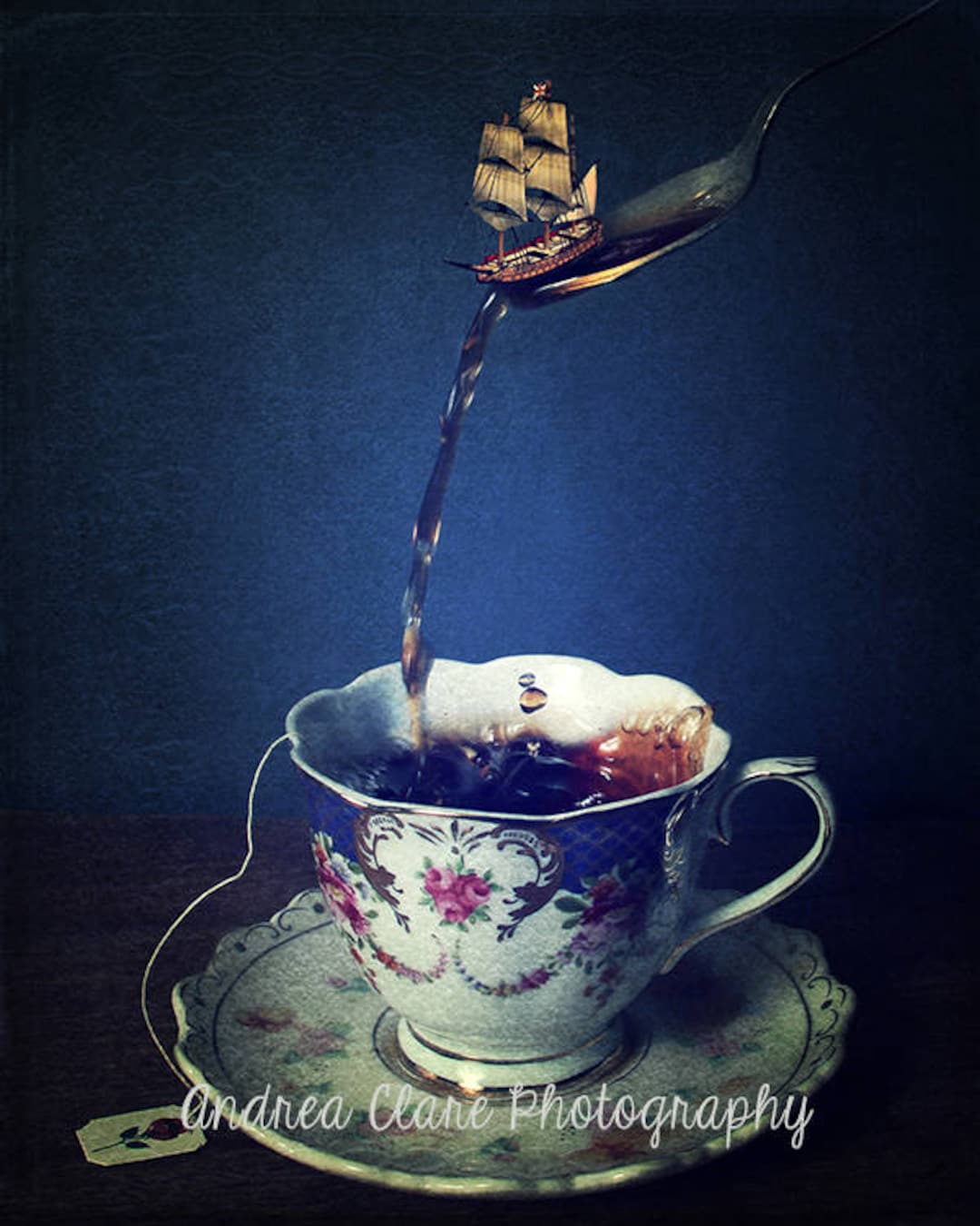 Still Life, Tea Cup Photograph, Fine Art , Surreal, Whimsical, Ship ...