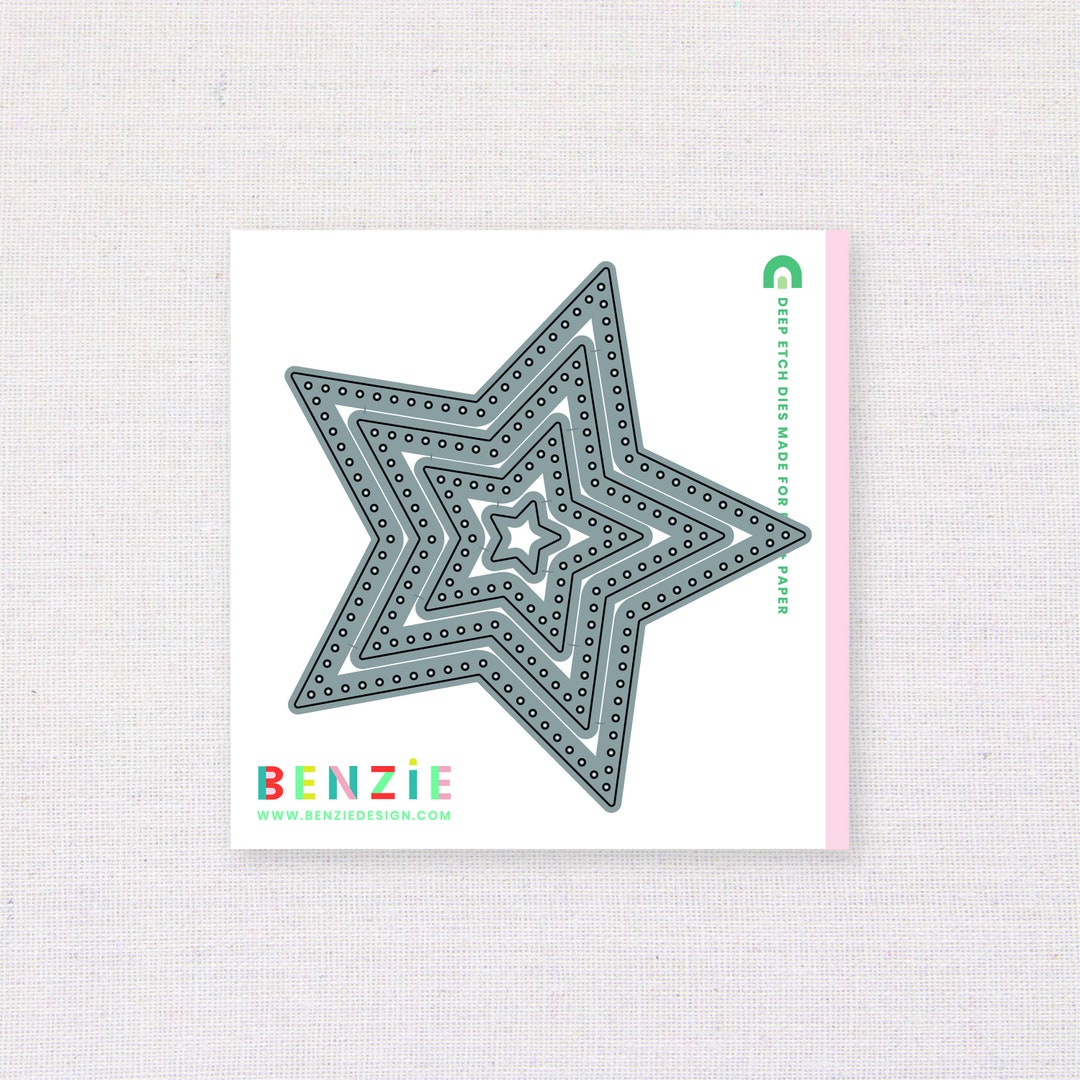 Deep Etch Dies // Stitchable Nesting Stars // Die Cutting, Felt ...