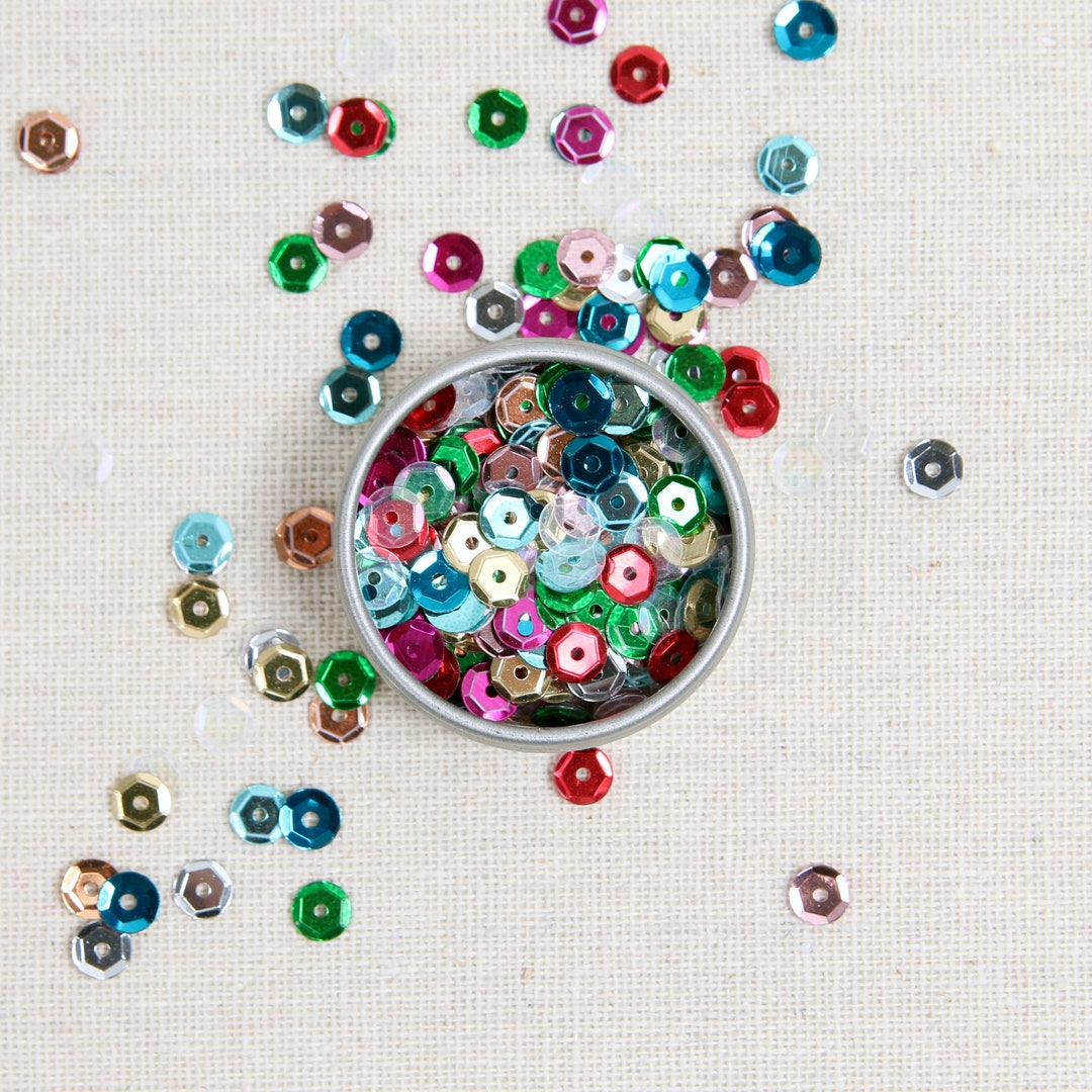 Cupped Sequins // 5mm Color Assortment, Felt Crafts, Christmas ...