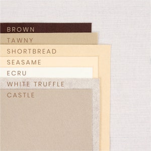 Tawny 100% Wool Felt // Pure Merino Felt Sheets // Bellwether // Tan ...