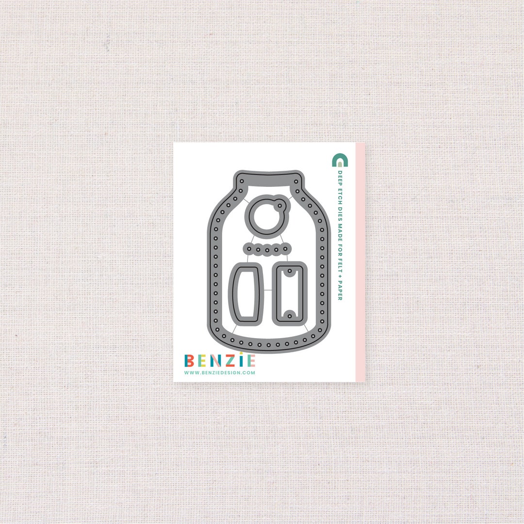Deep Etch Dies // Stitchable Jar // Die Cutting, Felt Stitching, Paper ...