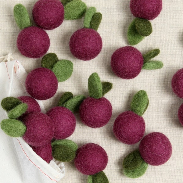 Felt Berries - Etsy
