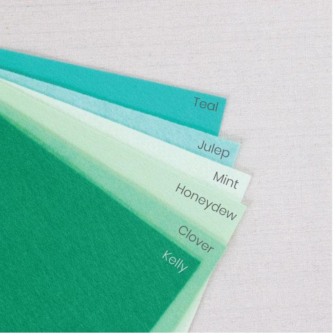 Teal 100% Wool Felt // Pure Merino Wool Felt Sheets // Bellwether ...