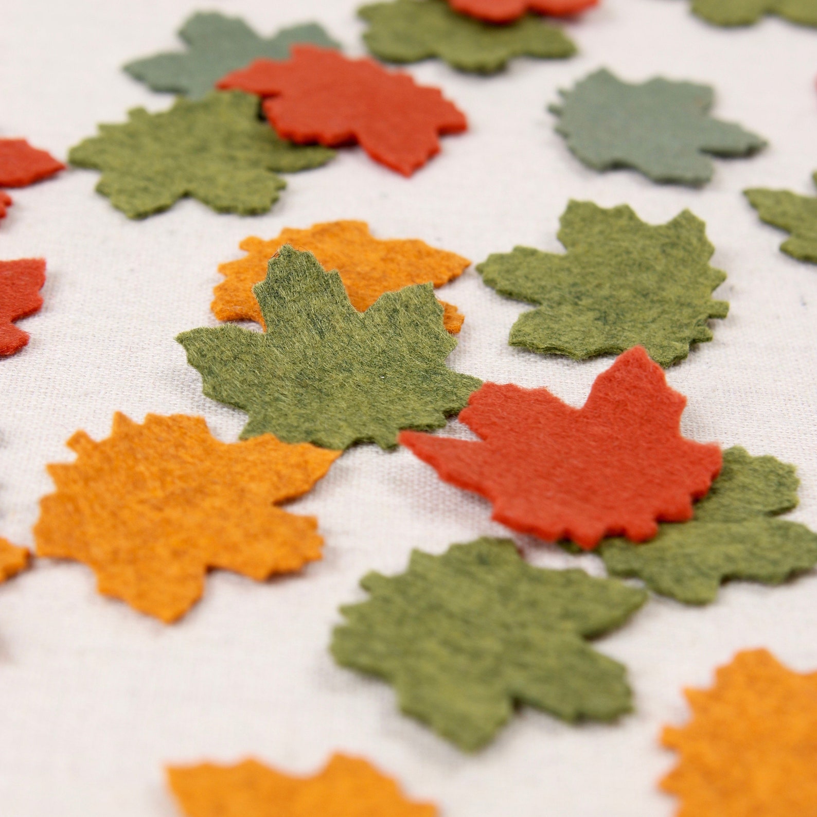 Felt-fetti Maple Leaves Die Cut Shapes // Felt-fetti by - Etsy