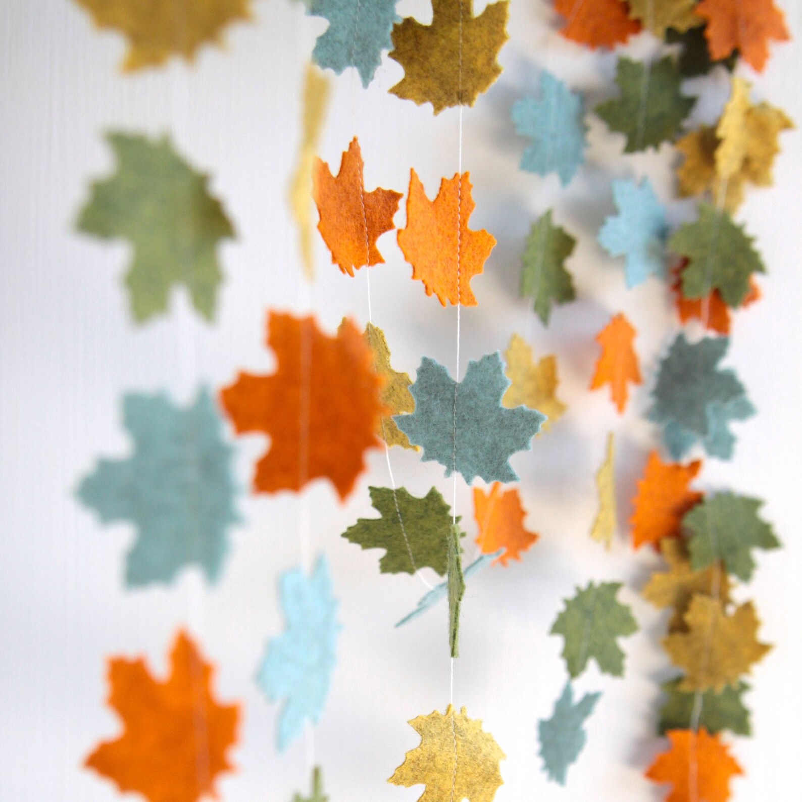 Felt-fetti Maple Leaves, Die Cut Shapes // Felt-fetti by Benzie // Wool ...