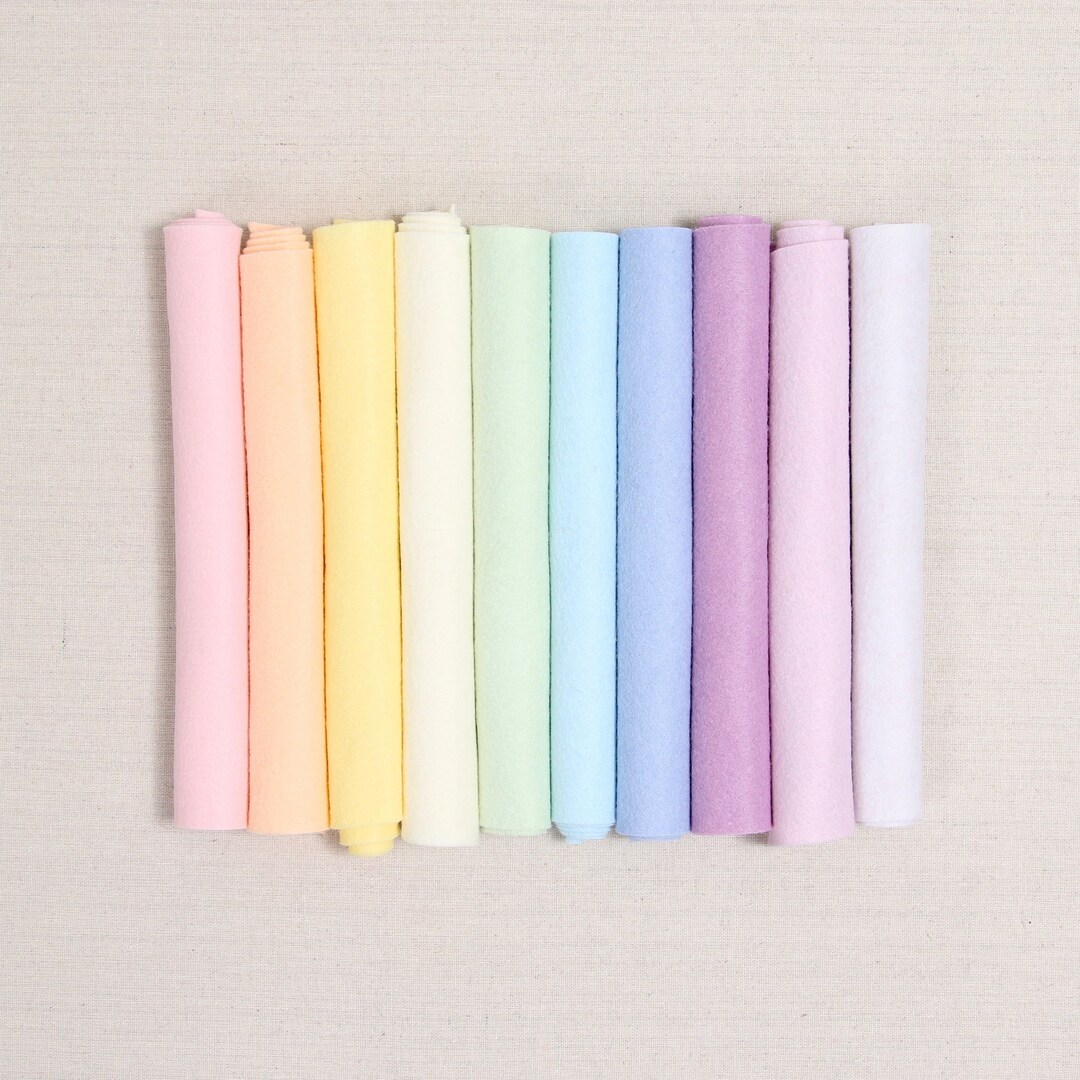 Wool Felt // Pixie Dust // Benzie Felt Palette, Wool Blend Felt, Baby ...