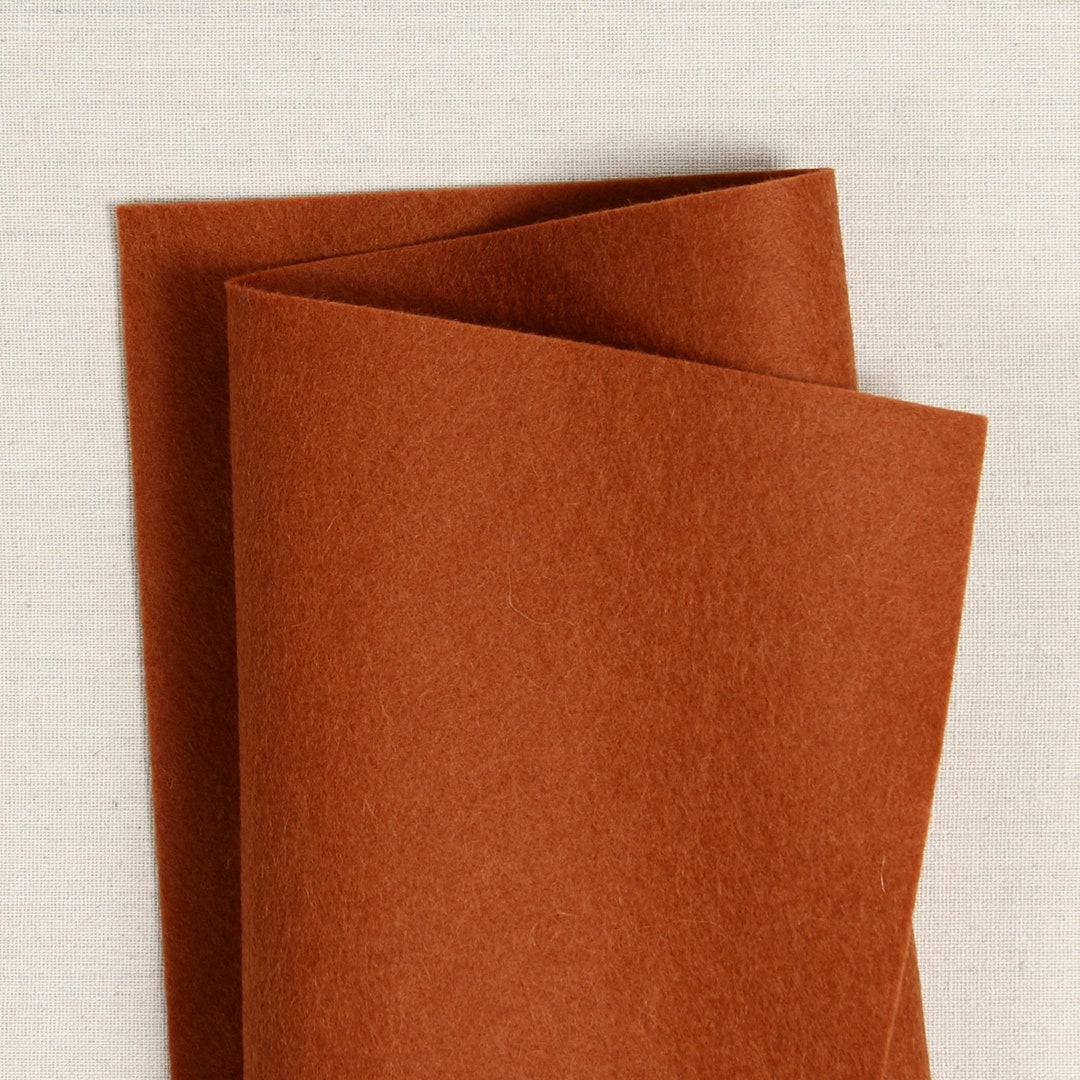 Umber 100% Wool Felt // Pure Merino Wool Felt Sheets // Bellwether ...