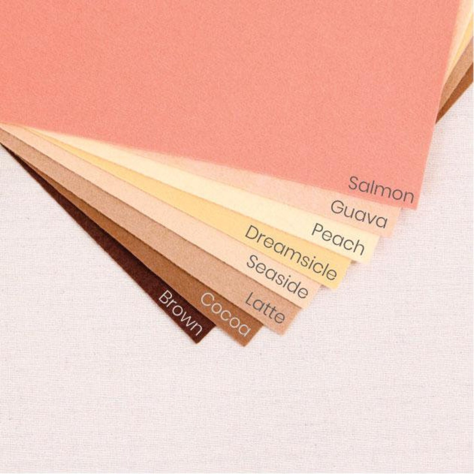 Salmon 100% Wool Felt // Pure Merino Wool Felt Sheets // Bellwether ...