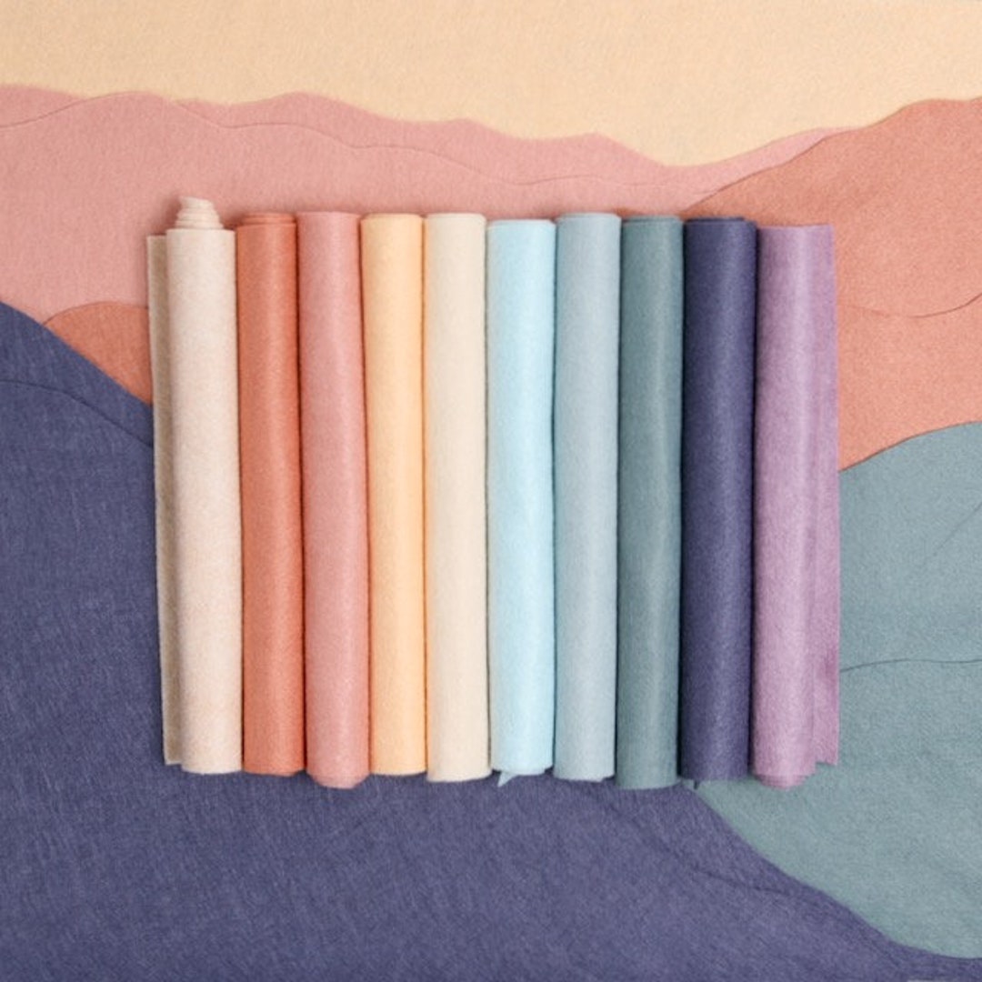 Wool Felt // Canyon Nights // Wool Felt Sheets, Fall Color Palette ...