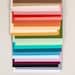 Wool Felt Swatch Chart // Bellwether // Color Samples, Felt Fabric ...