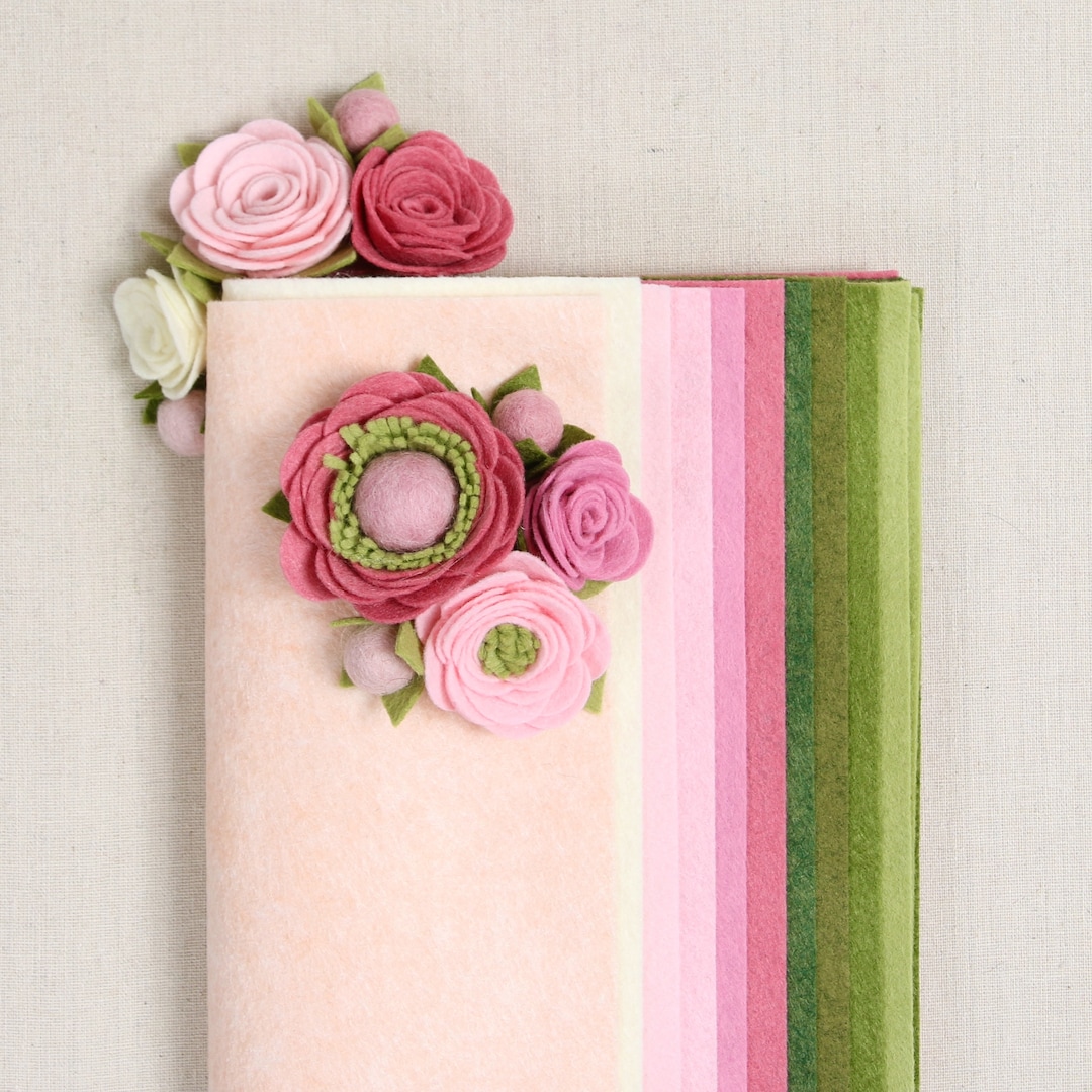 Wool Felt // Everbloom // Wool Felt Sheets, Fall Color Palette, Merino ...