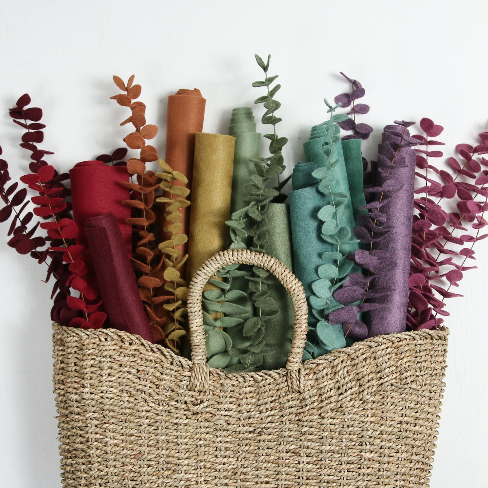 Wool Felt // Eucalyptus Palette // Wool Felt Sheets, Felt Flowers, Felt ...