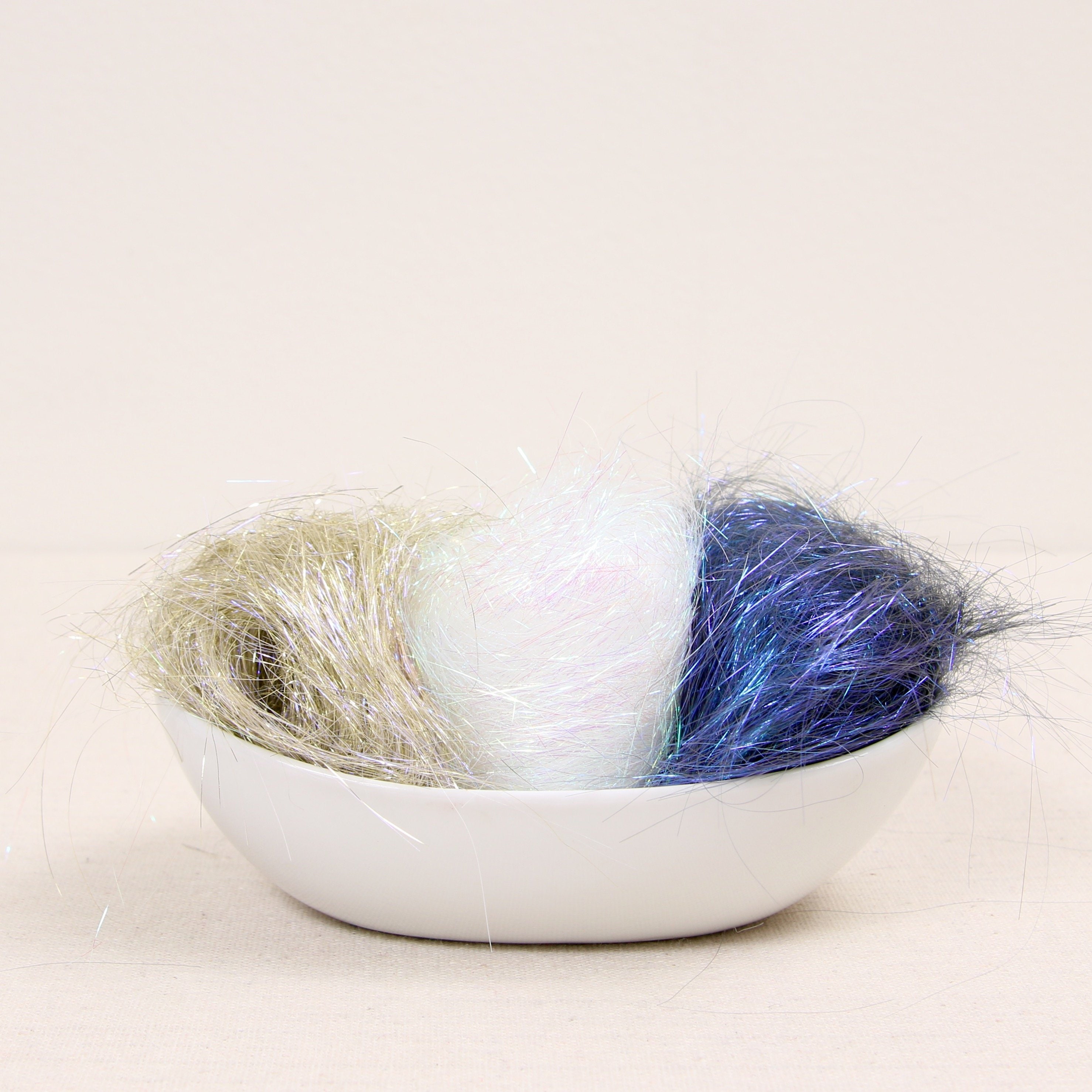Gold Iridescent// Angelina Fiber // Wool Roving, Sparkly Fibers, Yarn ...