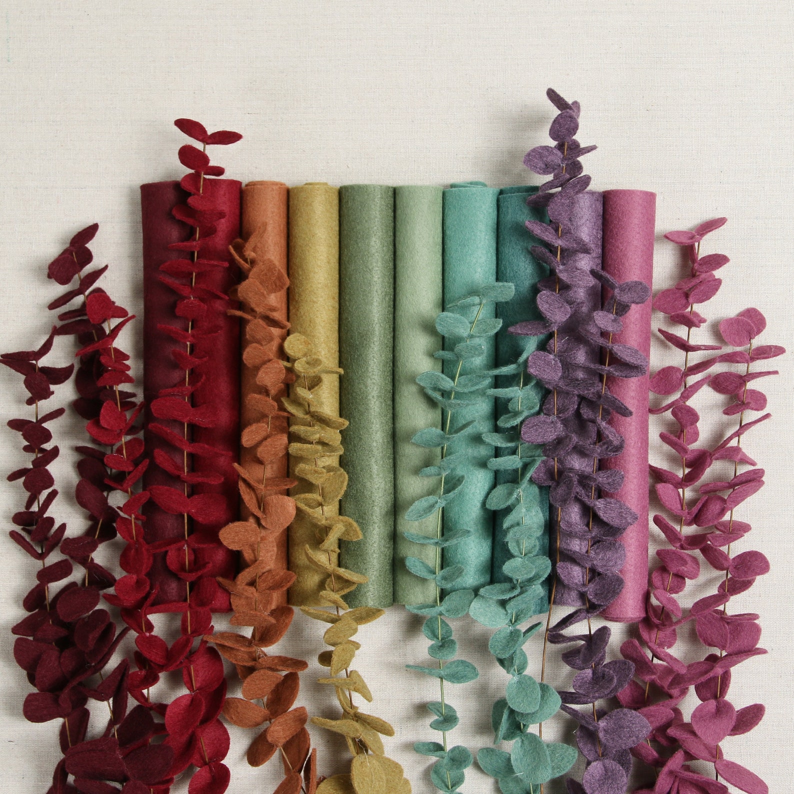 Wool Felt // Eucalyptus Palette // Wool Felt Sheets, Felt Flowers, Felt ...