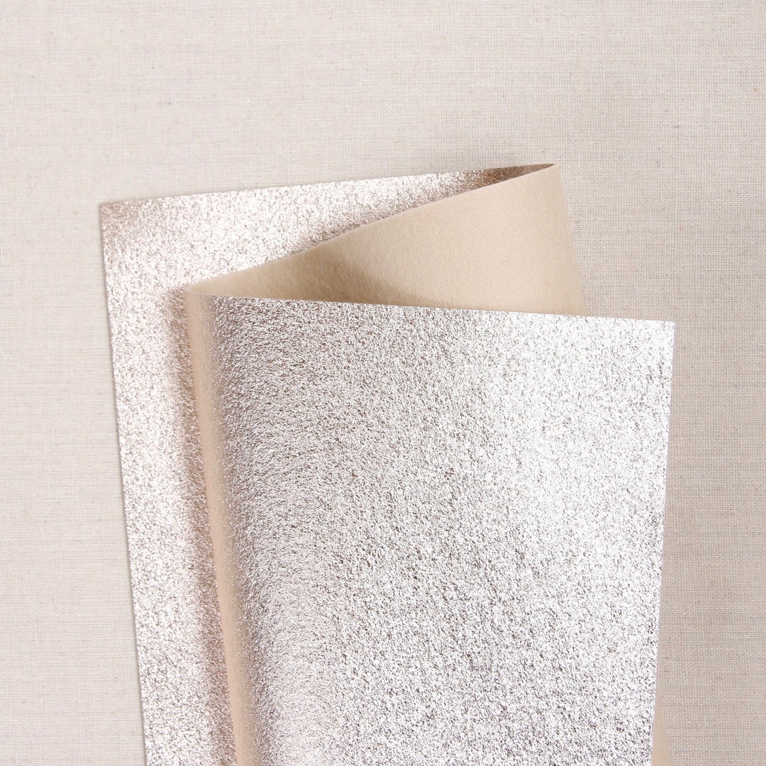 Metallic Felt // Champagne Light Gold // Bellwether, 9x12" Metallic ...