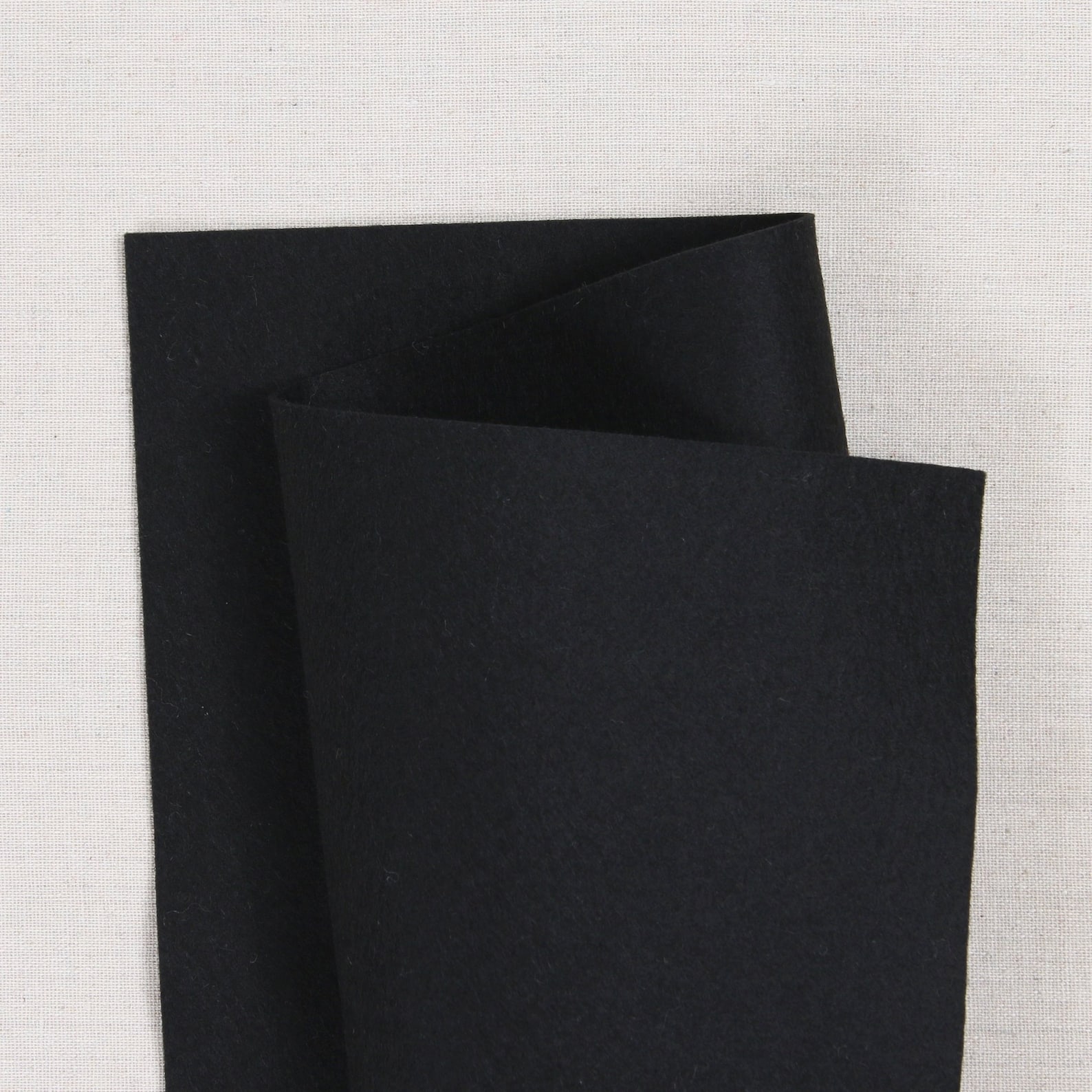 Black 100% Wool Felt // Pure Merino Wool Felt Sheets // Bellwether ...