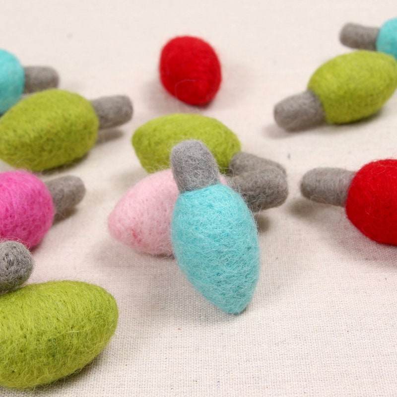 Felt Christmas Bulbs - Etsy