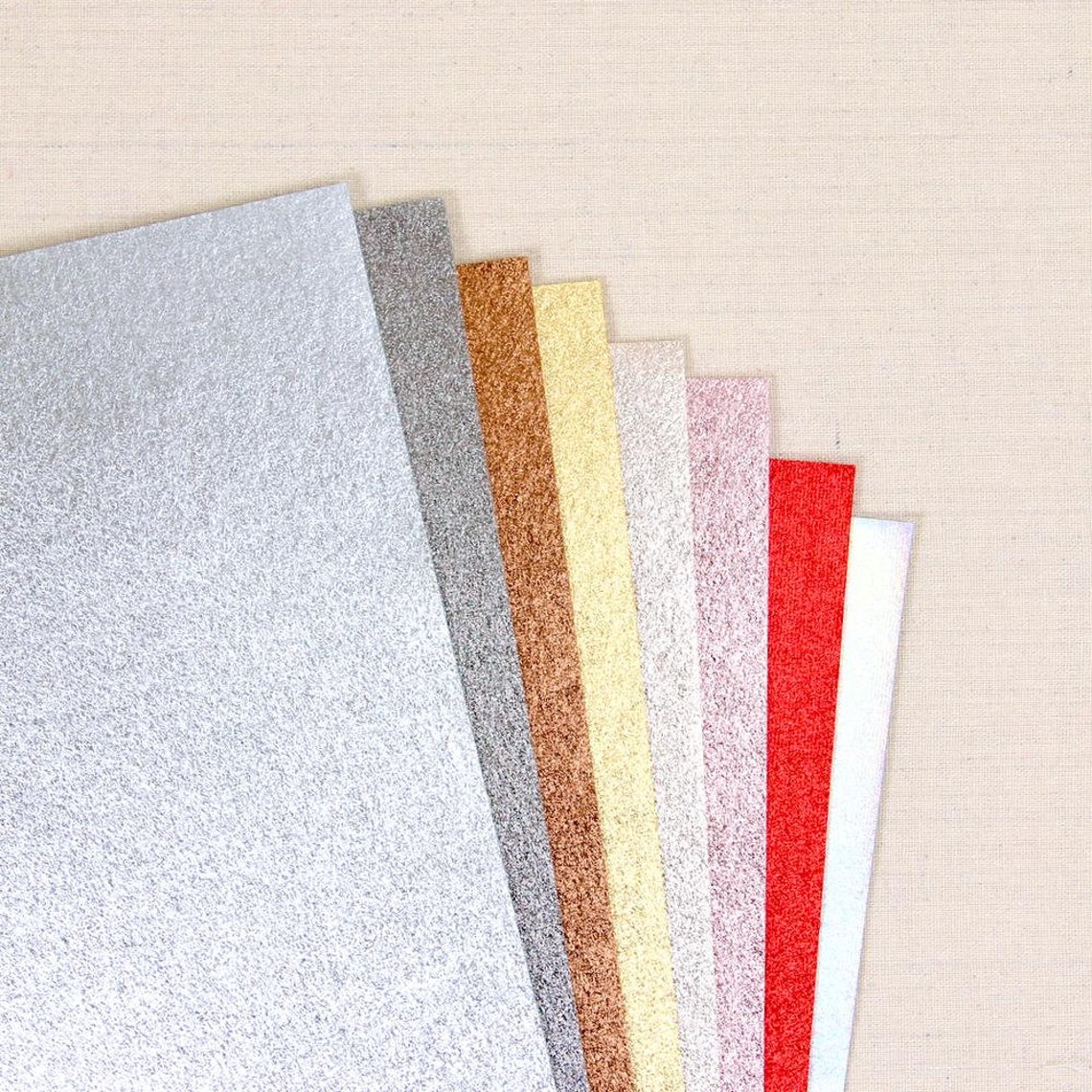 Metallic Felt Collection // Bellwether // Metallic Felt in 9 Colors ...