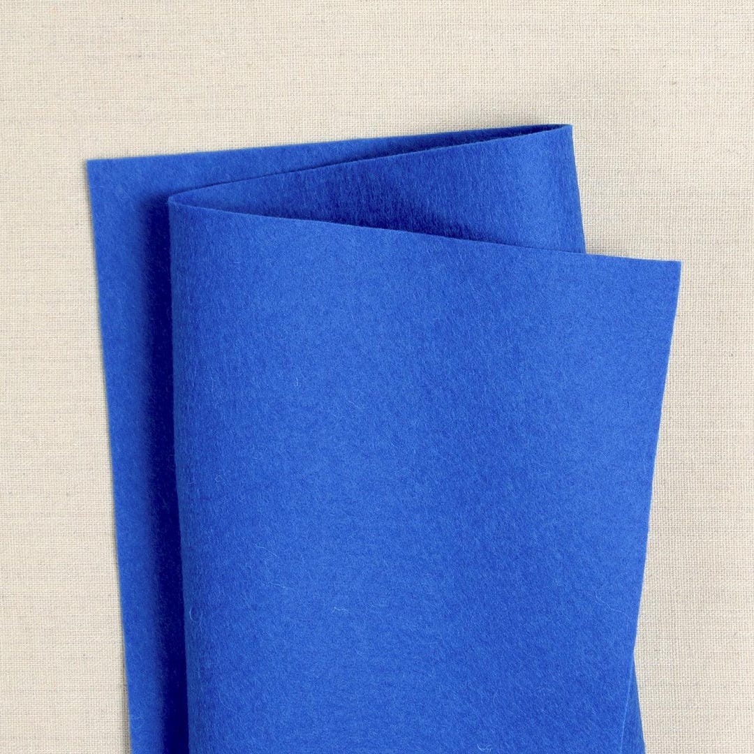 Cobalt 100% Wool Felt // Pure Merino Wool Felt Sheets // Bellwether ...