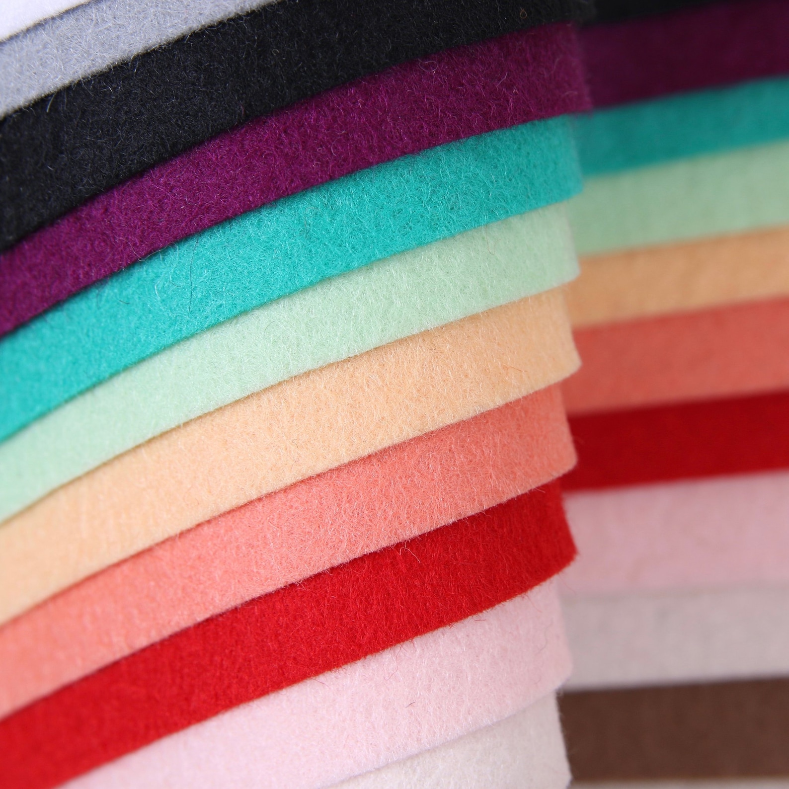 White 100% Wool Felt // Pure Merino Wool Felt Sheets // Bellwether ...
