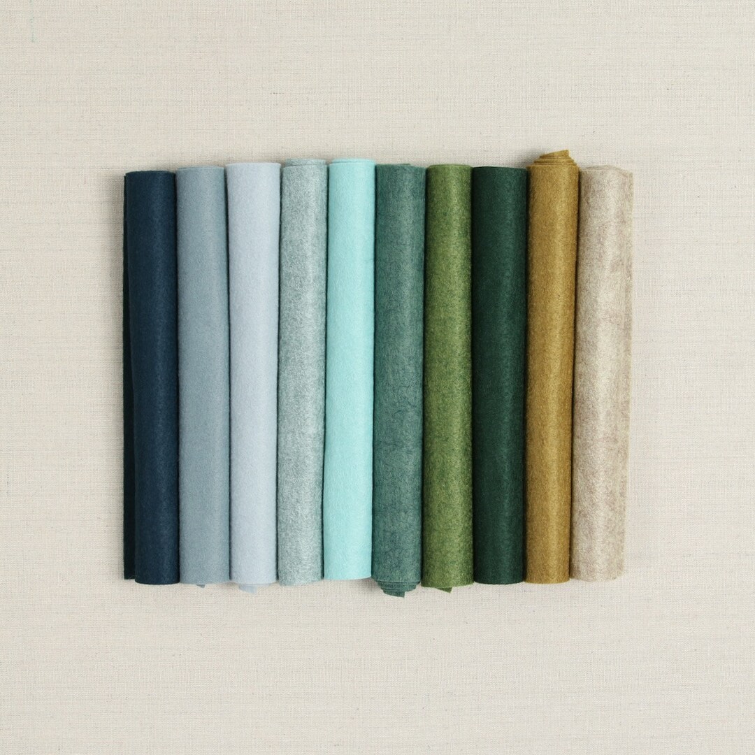 Wool Felt // Sanctuary // Wool Felt Sheets, Color Palette, Merino Wool ...
