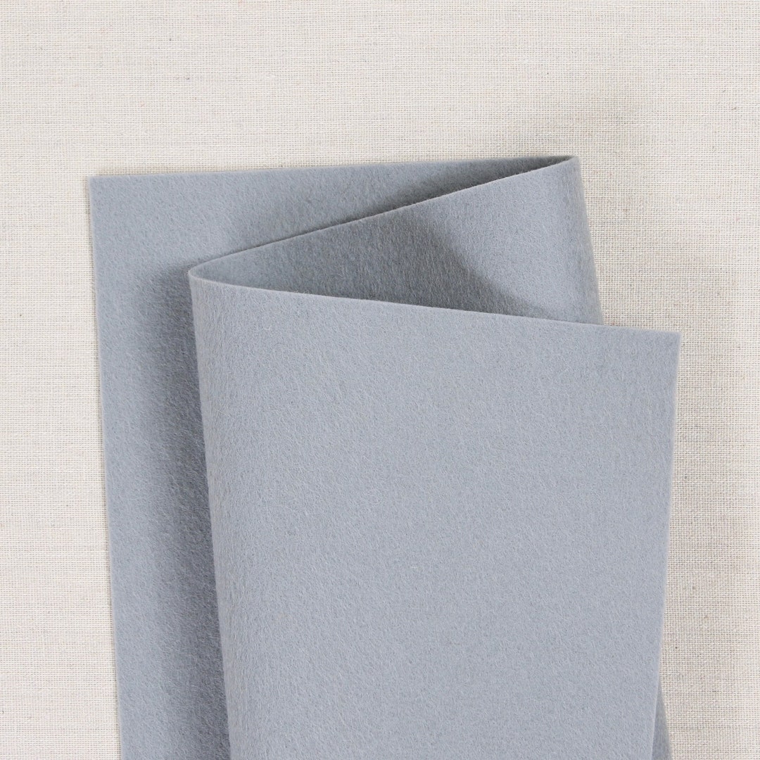 Ash 100% Wool Felt // Pure Merino Wool Felt Sheets // Bellwether // Ash ...