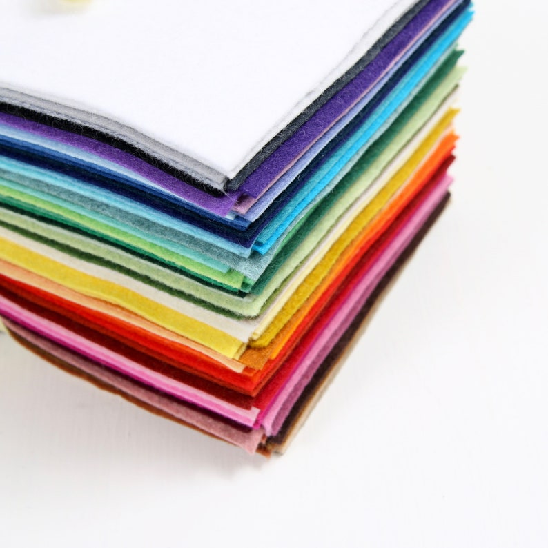 Wool Blend Felt Collection // 4x6 // Charm Pack, Entire Felt Line ...