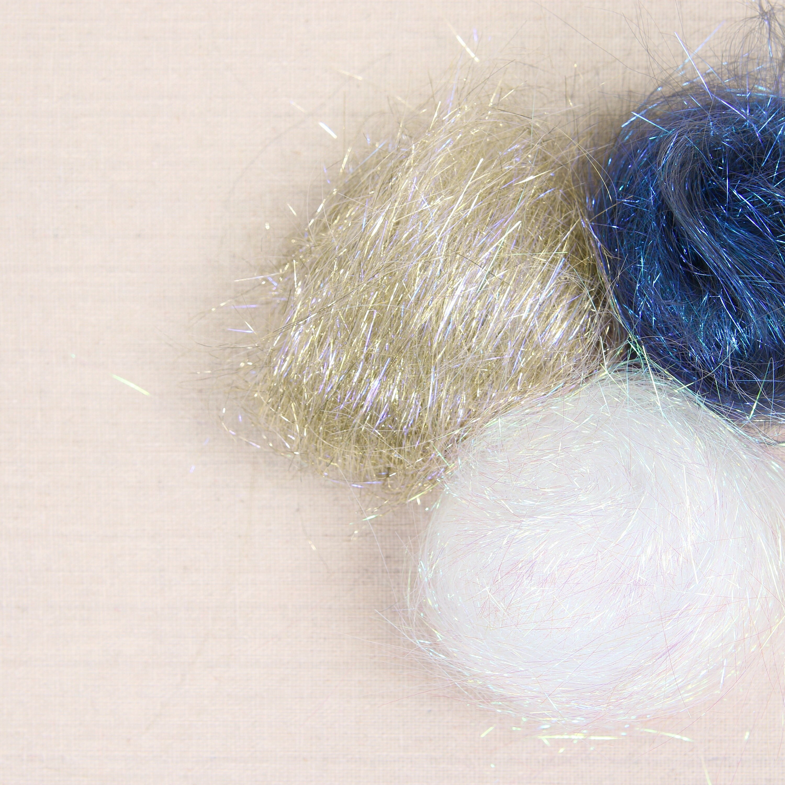 Gold Iridescent// Angelina Fiber // Wool Roving, Sparkly Fibers, Yarn ...