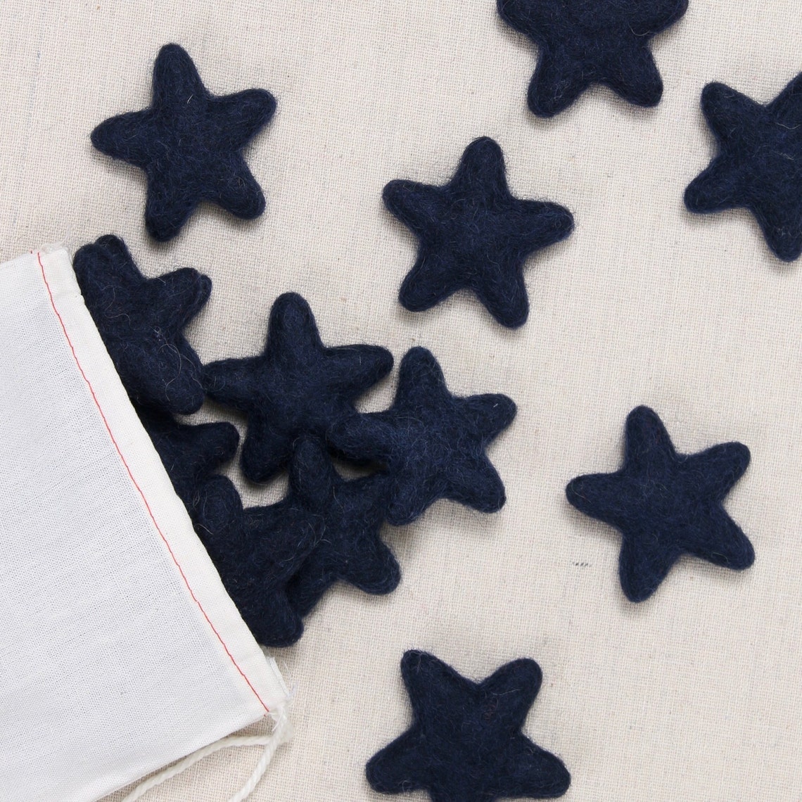 Felt Stars, Midnight Bundle // Felt Shapes // Felt Pom, DIY Garland ...