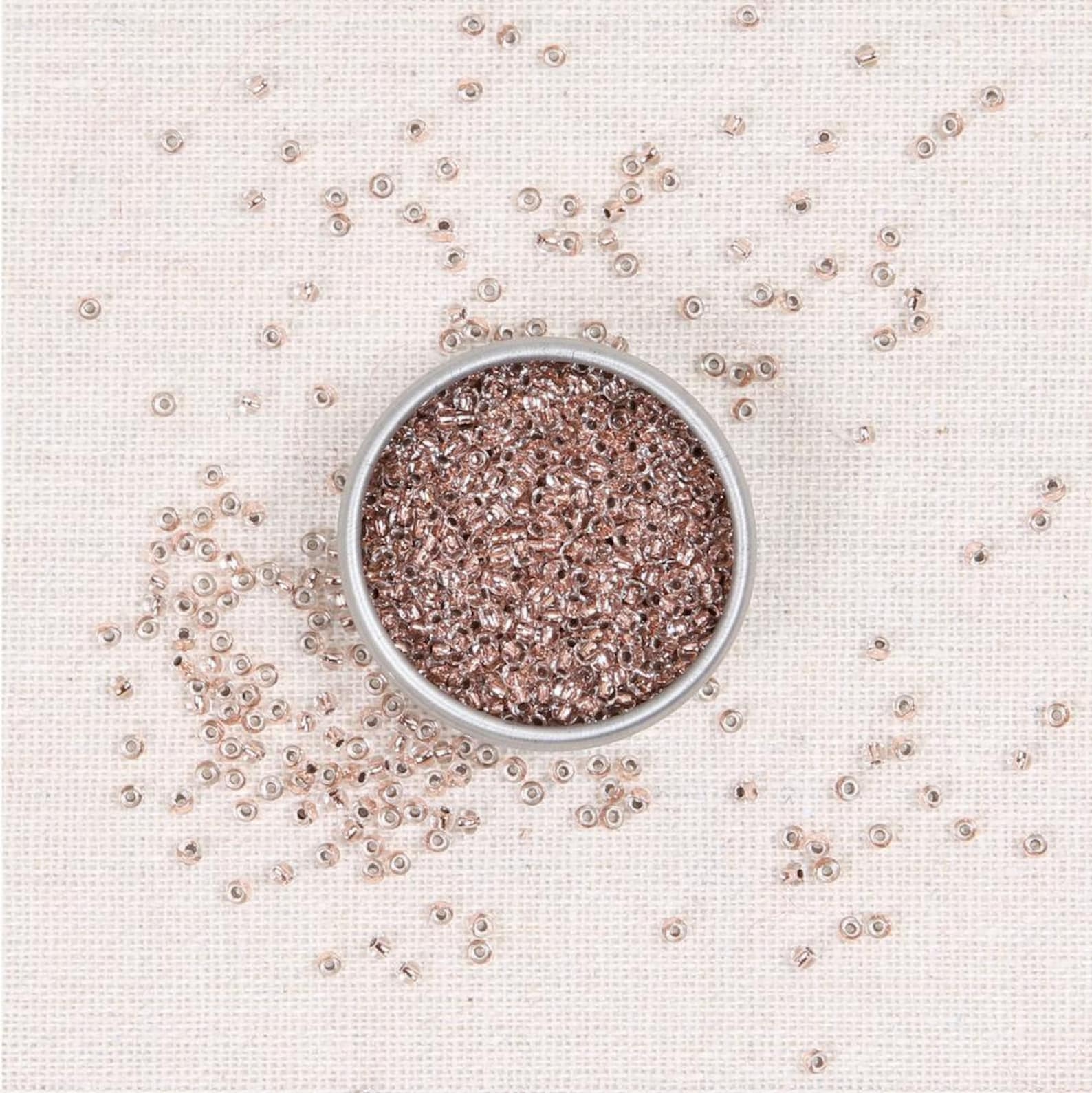 Sequins & Beads // Rose Gold Metallic Sequins Rose Gold Seed - Etsy