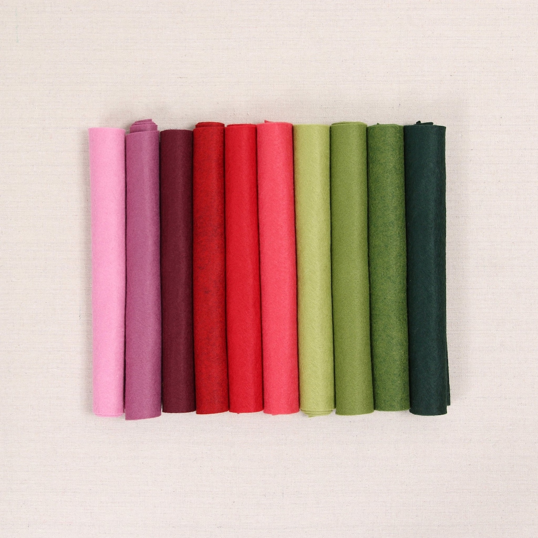 Wool Felt // the Cottage Felt Palette // Wool Felt Sheets, Christmas ...